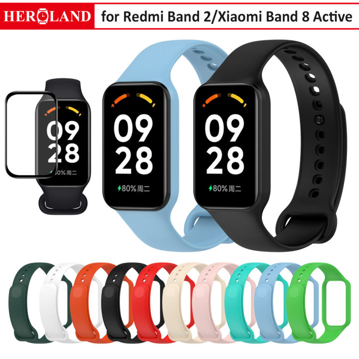 Dây Đeo Và Miếng Dán Silicon Tích Hợp Cho Redmi Band 2 Dây Đeo Cổ Tay Mềm Dây Đồng Hồ Cho Xiaomi ...