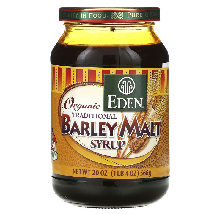 Eden Foods, Organic Traditional Barley Malt Syrup, 20 oz (566 g) | Lazada