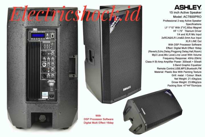 Speaker Aktif Ashley ACT600PRO / Ashley ACT 600 PRO / Ashley ACT600 PRO ...