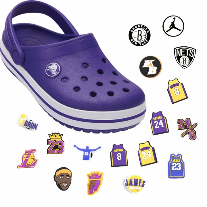 NBA Basketball Jibbitz Crocs Shoe Charm Jibbitz set | Lazada PH