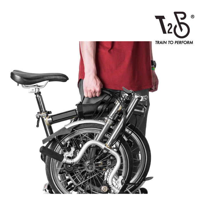 T2P Scooter Foldable Bicycle Carry Transport Velcro Kids Bike Hand ...