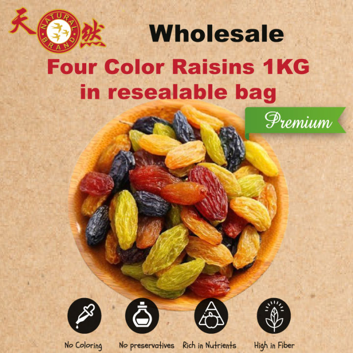 Four Color Raisins 1kg Pack Wholesale | Lazada Singapore
