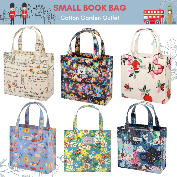 แบบใหม่มาแล้วค่ะ 🇬🇧 Cath Kidston S Bookbag Oilcloth Mini Open Top ...