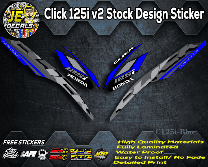 Honda Click 125i v2 Stock Sticker | Lazada PH