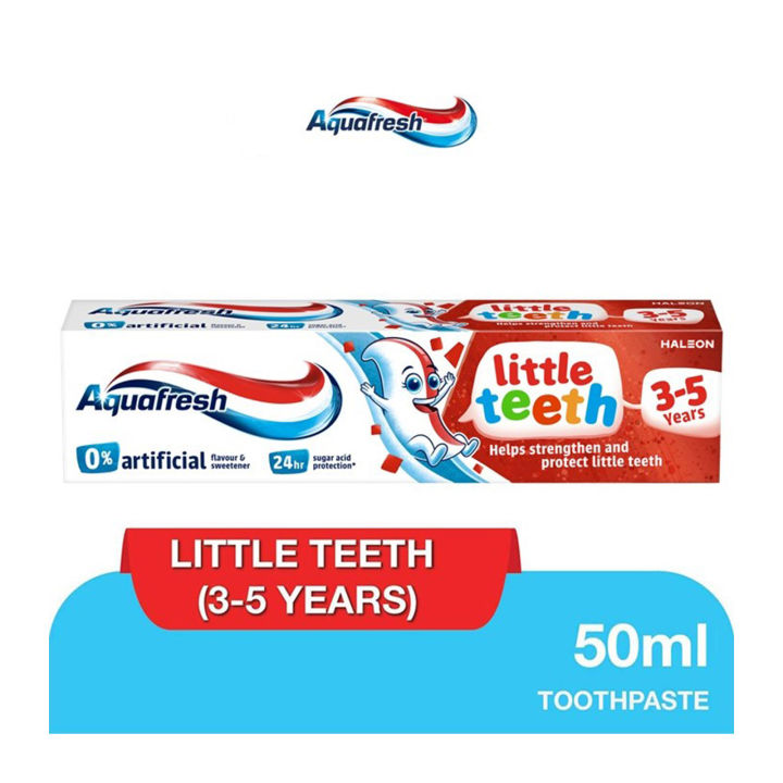 Aquafresh Little Teeth Kids Toothpaste 3-5 Yrs 50G | Lazada Singapore