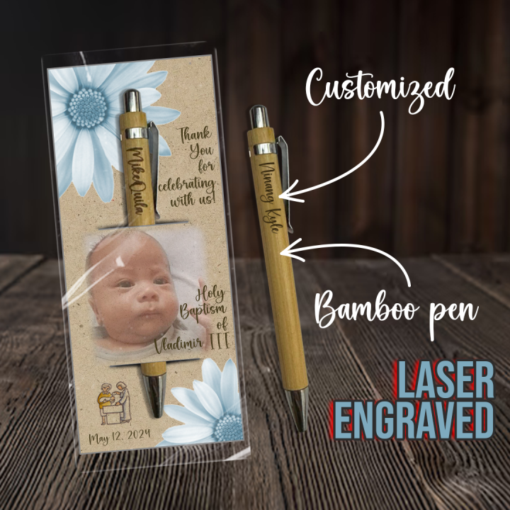 laser engraved bamboo pen | Lazada PH