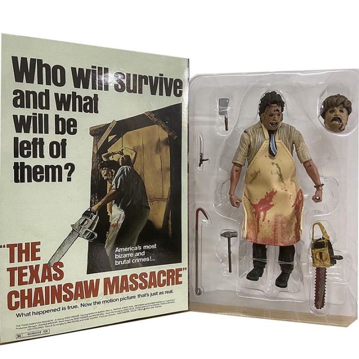 NECA Figure 40th Anniversary Ultimate Leatherface Figure Classic Terror ...