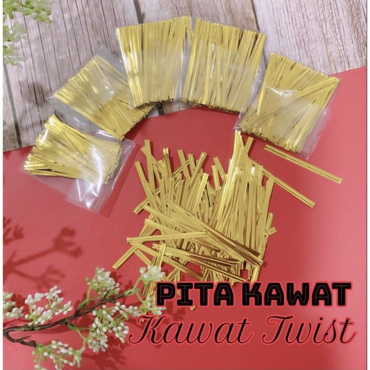 Pita Kawat Souvenir /Kawat Twist /Kawat Pengikat Serba Guna Metalic ...