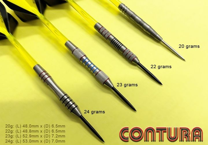 Tungsten Dart Pins Contura 20 / 22 / 23 / 24 grams with Case | Lazada PH