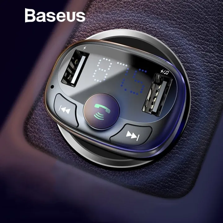 Baseus FM Modulator Baseus Audio Baseus Car Charger 2 in 1 Smart Car ...