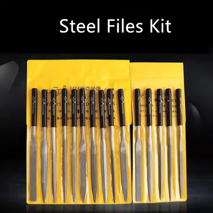 10pcs Mini Needle File Set DIY Wood Rasp File Needle Jewelry Polishing ...