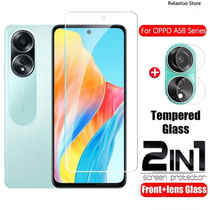 For OPPO A58 A78 5G A 58 78 4G 5G 2023 Glass Back Camera Lens Screen ...