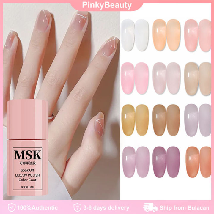 15ml Ice Transparency Gel Polish Translucent Manicuring UV Led Soak Off ...