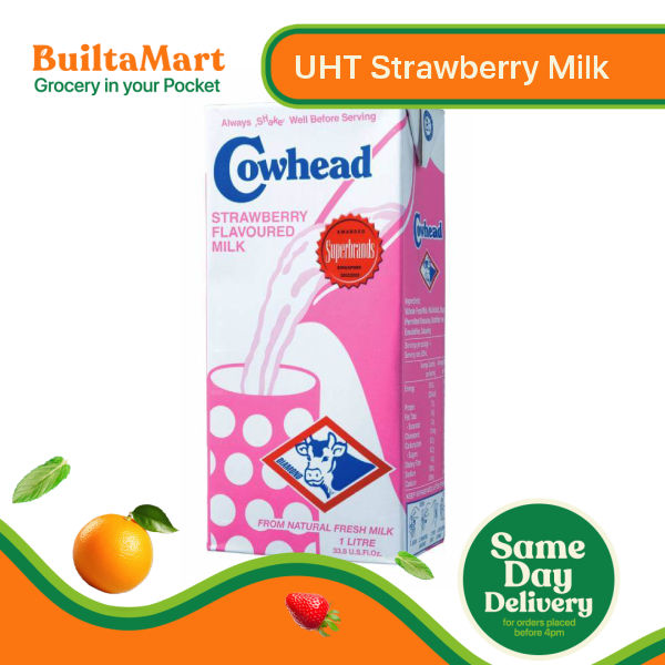 Cowhead UHT Strawberry Milk (1L) | Lazada PH