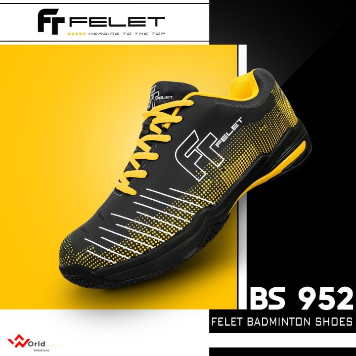 FELET BS-952 BLACK YELLOW (100% ORIGINAL) | Lazada