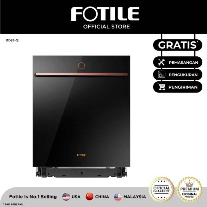 FOTILE Dishwasher BD2B-G1 - High Pressure Hydro Jet & Built-in ...