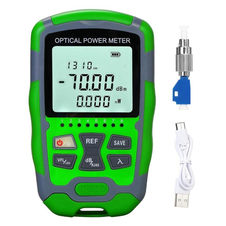 Rechargeable Portable Fiber Optic Cable Tester with RJ45 Network ...