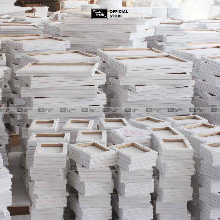 Khung Tranh Canvas, Toan Vẽ Tranh Sơn Dầu, Sơn Axilic, Màu Nước Qaha Tranh Nhiều Kích Thước ...