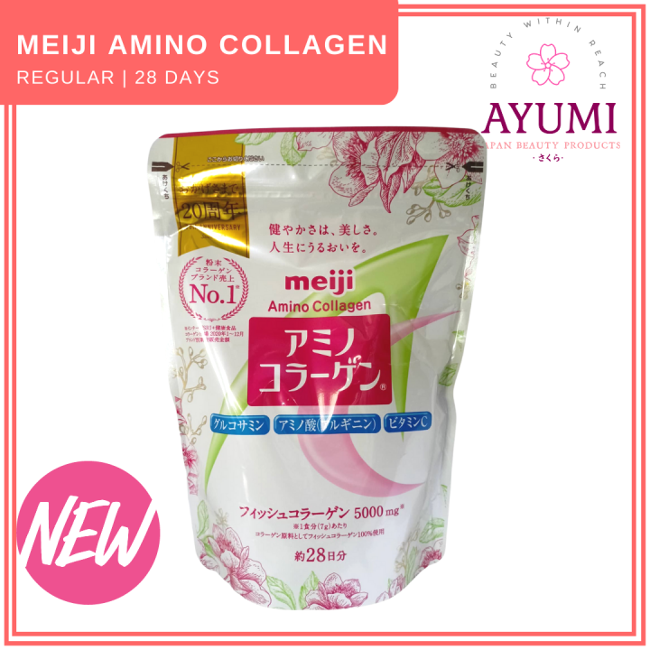 Meiji Amino Collagen Regular in POUCH 28 days | Lazada PH