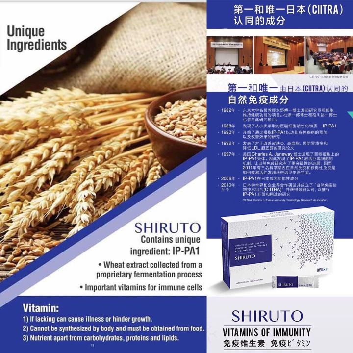 New Packaging Shiruto 💯 original shiruto vitamin belixz 免疫系统的救星 by ...