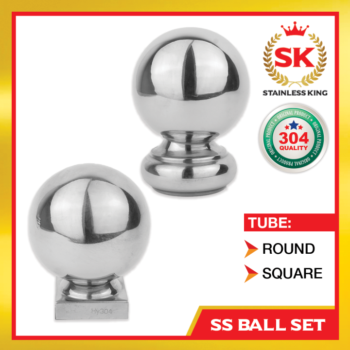1PC Stainless Ball Set Ballset Ball with Base Stainless Design Round ...