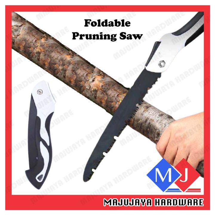 180-300mm Sk5 Folding Pruning Saw Gergaji Tangan Kayu Pemotong Pisau ...