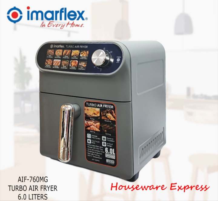 Imarflex Turbo Air Fryer - 6L IAF-760MG | Lazada PH