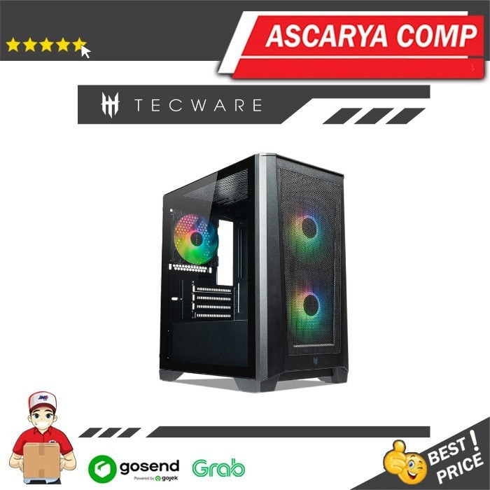 TECWARE EDGE M2 PRO - High Airflow Gaming mATX Case / Casing PC ...