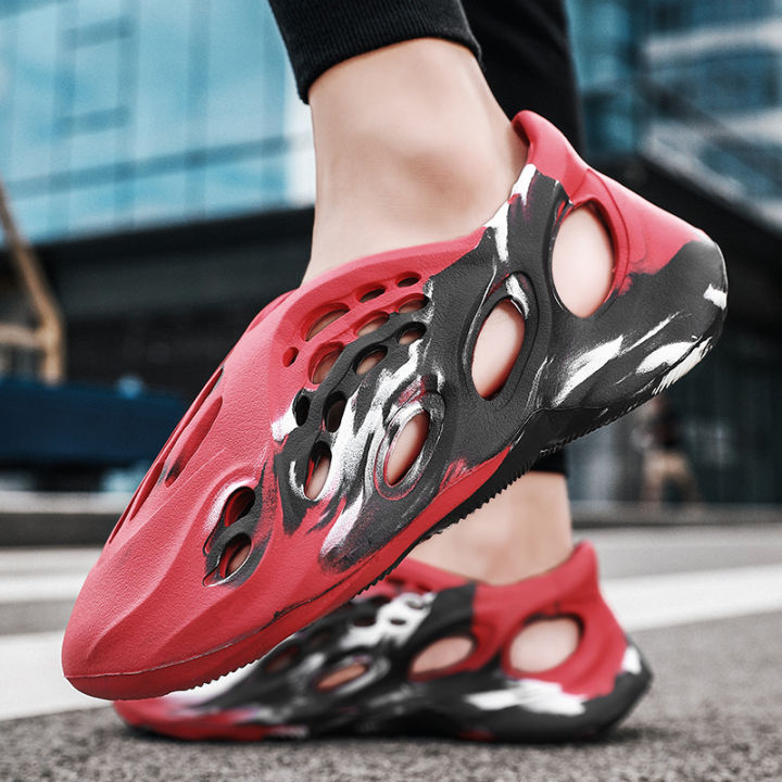 Foam Runner Sandals Men Women Kanye Slides Slippers Outdoor Beach ...