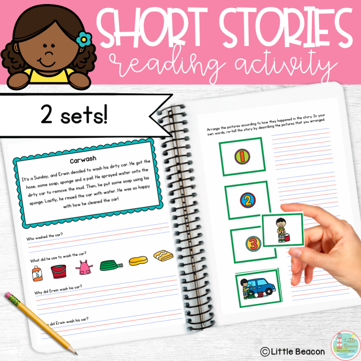 Short Stories Reading Comprehension and Sequencing Cards for SpEd ...
