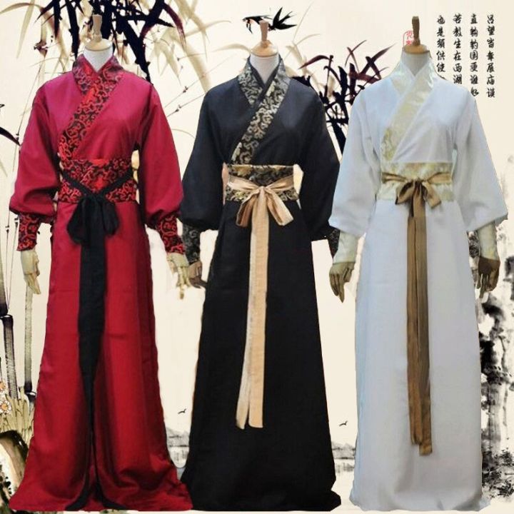 United Nations Chinese Costume for Men Adults Hanfu Robe Cosplay ...