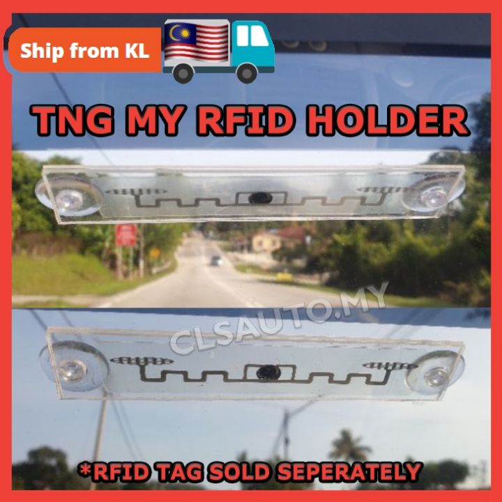 TNG MY RFID HOLDER ACRYLIC TNG TOUCH N GO SMART TAG RFID STICKER [READY ...