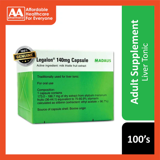 Ready Stock Legalon 140mg Capsule - 100's [Exp 2027] Milk Thistle Liver ...