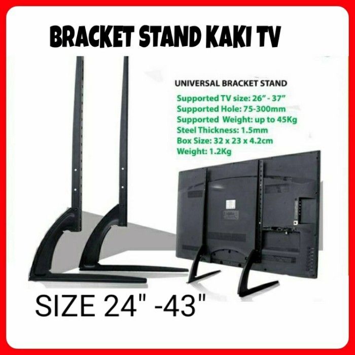 BRACKET STAND KAKI TV 24 -43 DAN 43 -70 INCH | Lazada Indonesia