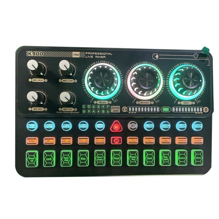 SK900 K900 Mixer Live Equipment Computer USB External Sound Card Multi ...