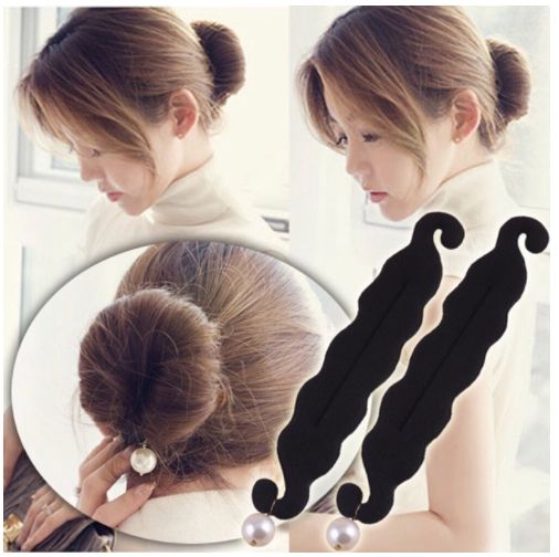 Hair bun maker hairdini donut bumpit bump cepol mutiara hair dini ...