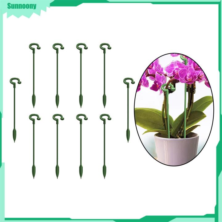 Sunnoony Plastic Plant Support Stakes, Stem Climbing Fixed Supporter ...