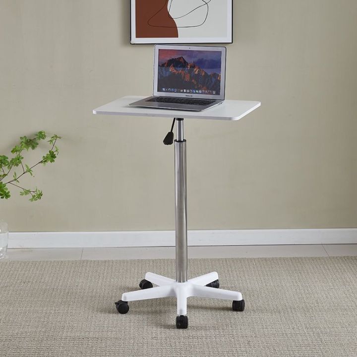 Pulley moving small table standing workbench lifting small bedside ...