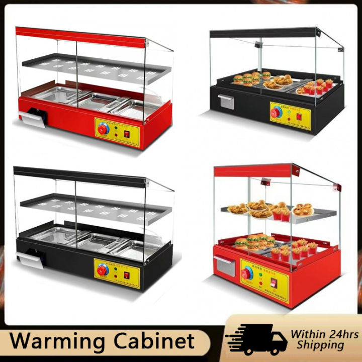 Commercial Food Insulated Cabinet Cooked Food Heating Display Cabinet ...