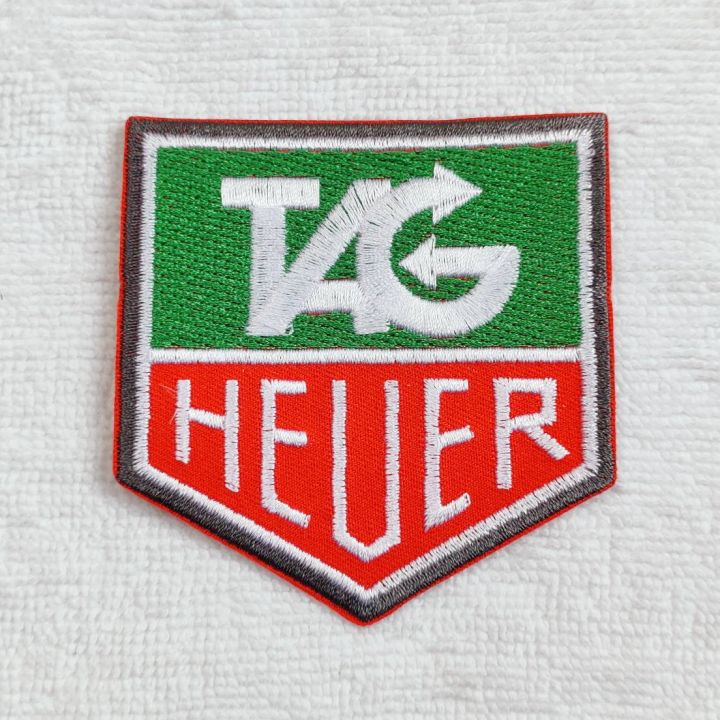 อาร์ม ตัวรีด ตัวรีดติดเสื้อ อาร์มติดเสื้อ ลาย โลโก้ TAG Heuer Patch ...