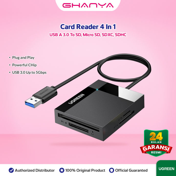 UGREEN Card Reader USB 3.0 With OTG USB A Plug 30333 | Lazada Indonesia