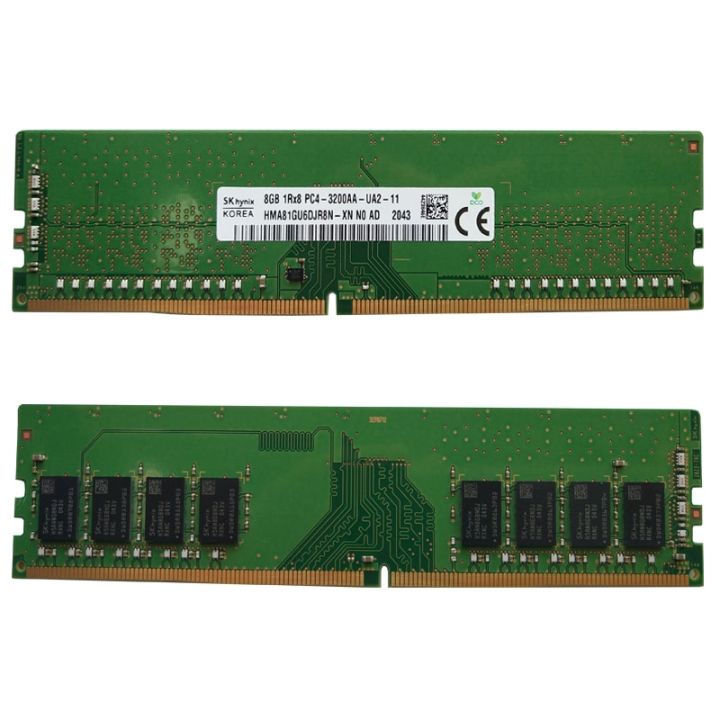 SK Hynix DDR4 Rams 8GB 1Rx8 1Rx16 PC4-3200AA-UA2-11 2133Mhz 2400Mhz ...