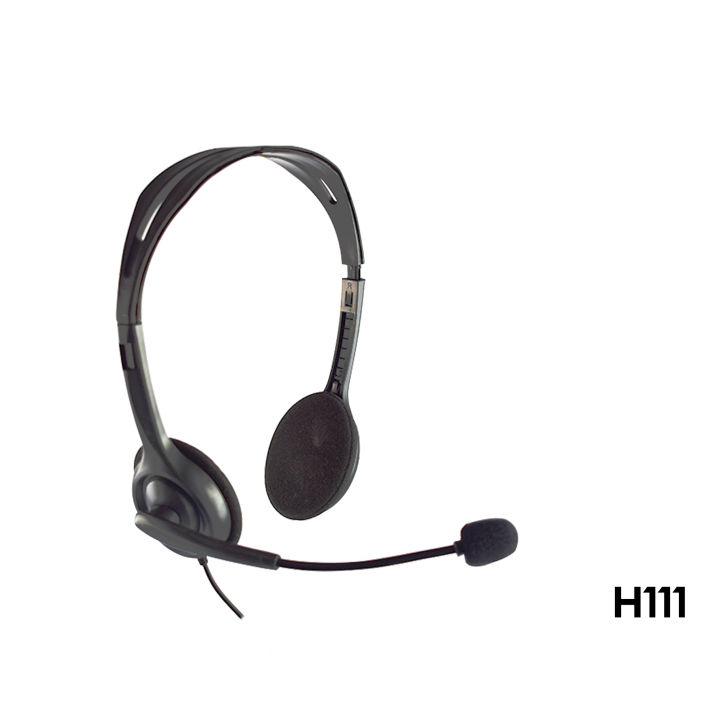 H111 Noise Cancelling 3.5mm Multi-Device Headset Over the Ear ...