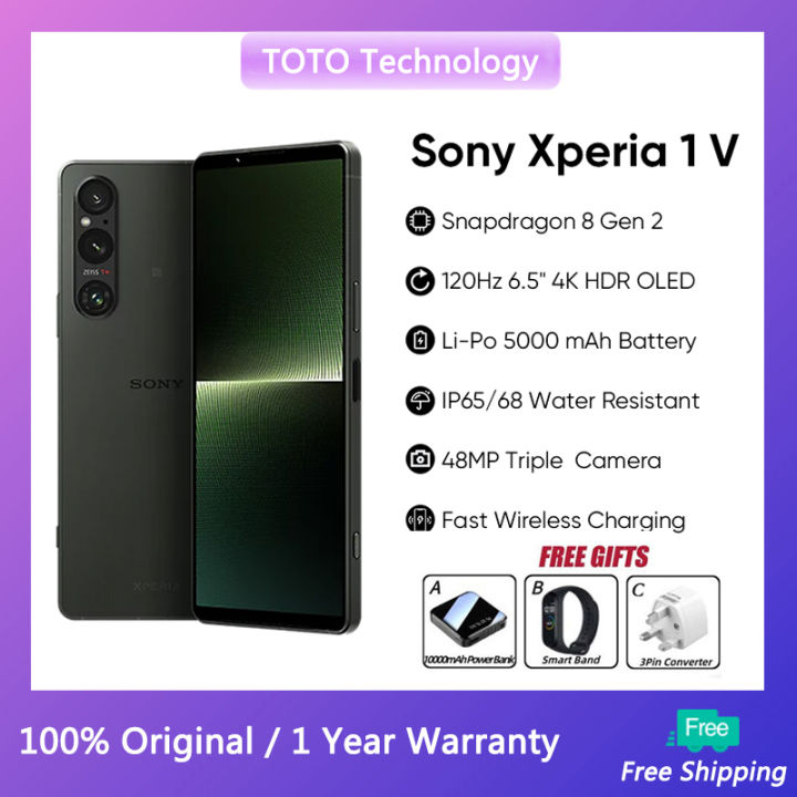 【New Model】Sony Xperia 1 V 5G Phone Dual SIM /Snapdragon 8 Gen 2/5000 ...