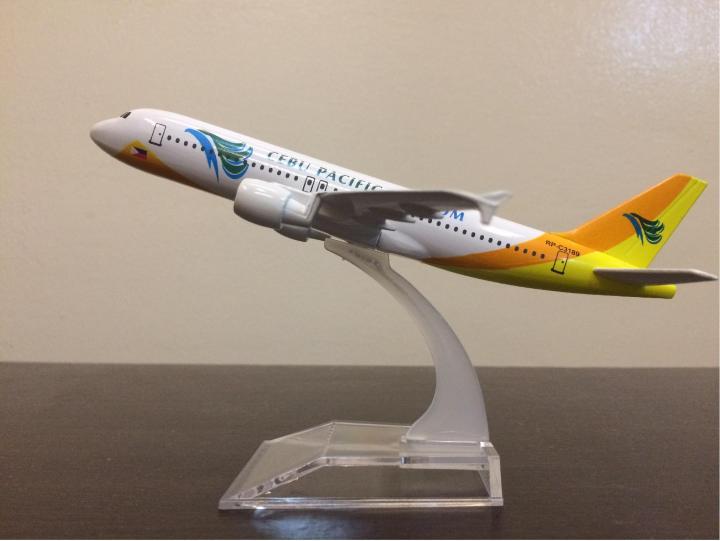 Cebu Pacific with stand and box Airplane Diecast Model 6.2 inches ...