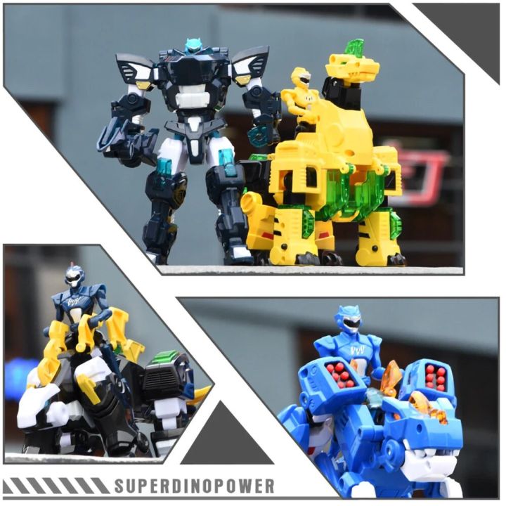 Mini Force Toothed Sharks Korean Toy Transformation Miniforce Giant ...