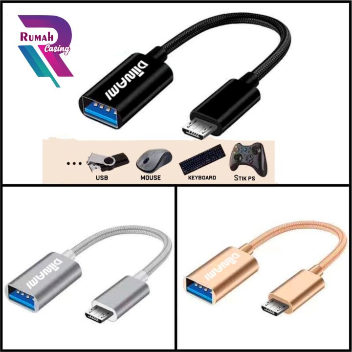 RC Kabel cable otg micro dan tipe c usb fast transfer data anti lelet ...