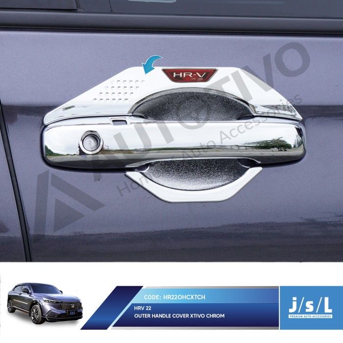 All New HRV 2022 Outer Handle Cover Xtivo Chrome JSL Mangkok Pintu | Lazada Indonesia