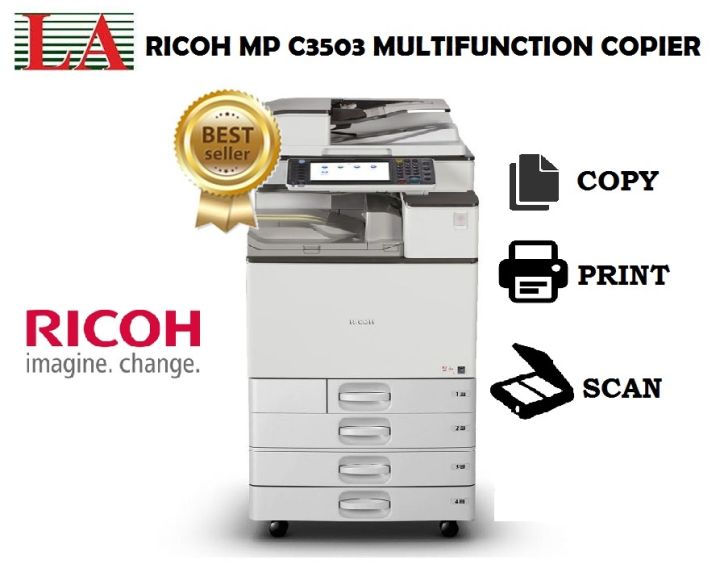 RICOH MP C3503 COLOR COPIER FOR RENTAL (3 IN 1) | Lazada