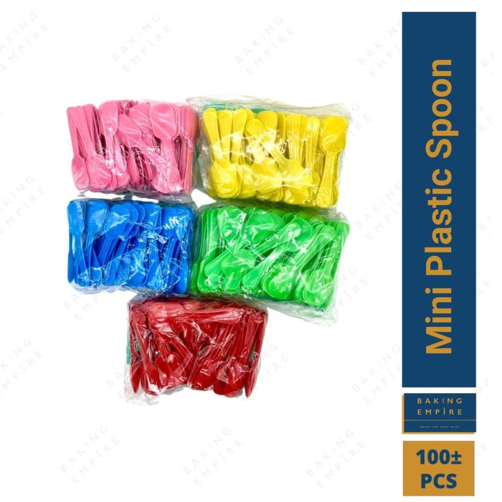Mini Plastic Jelly Spoon (100pcs) | Lazada